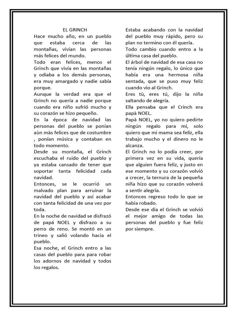 El Grinch | PDF