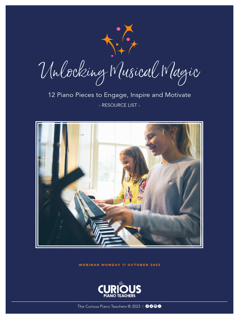 The Curious Piano Teachers - Unlocking Musical Magic Book Resource List ...