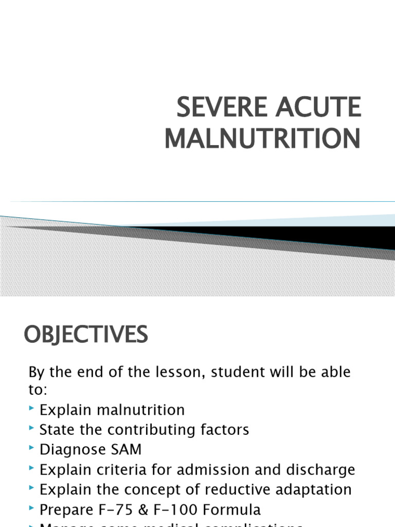 Severe Acute Malnutrition | PDF