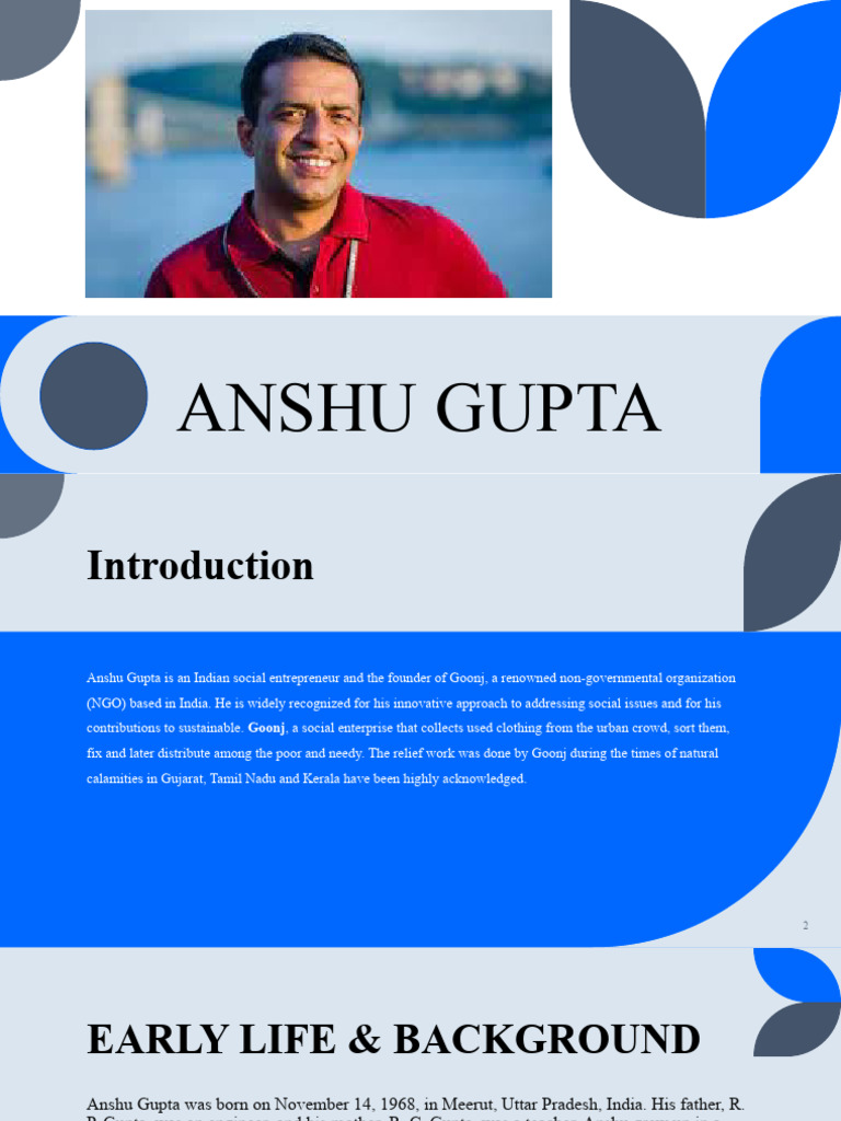 Anshu Gupta | PDF
