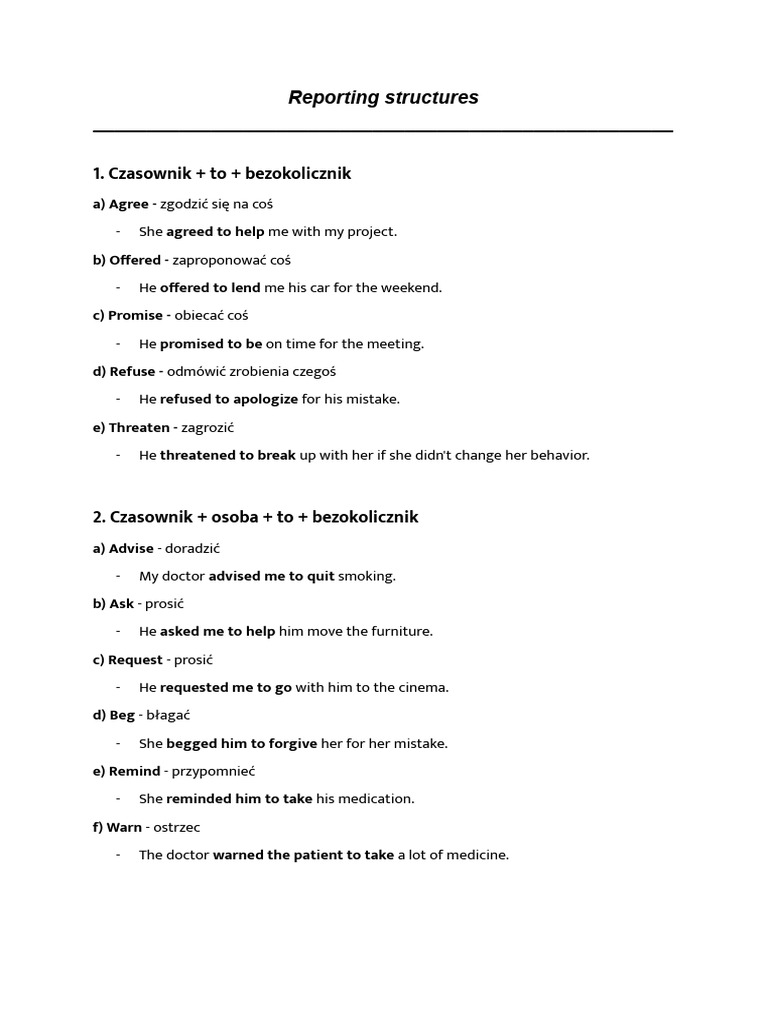 Reporting Structures | PDF | Language Arts & Discipline