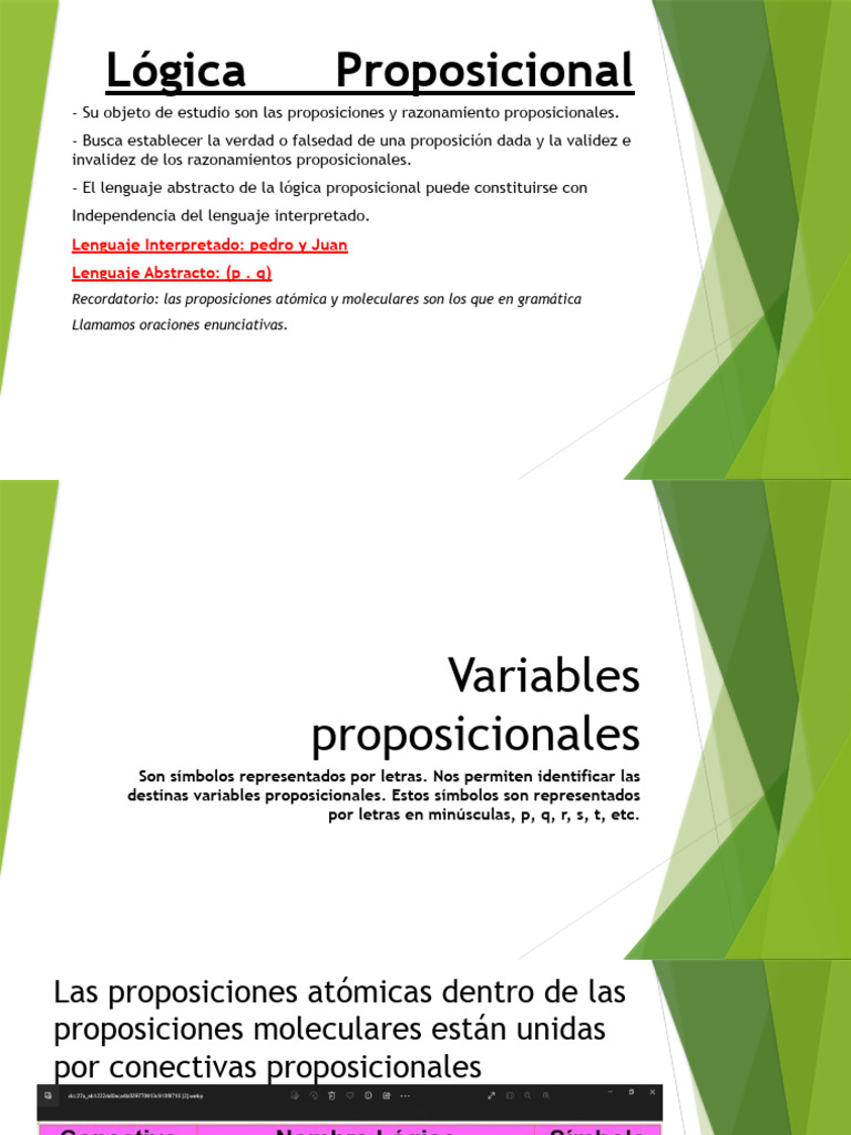 Lógica Proposicional | PDF | Proposición | Lógica