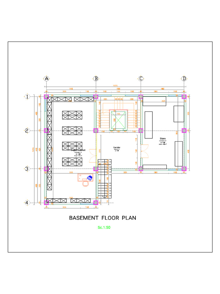 1 AR Final Floor Plan_Basement Floor | PDF