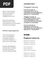Kanta NG Simbahan Lyrics | PDF