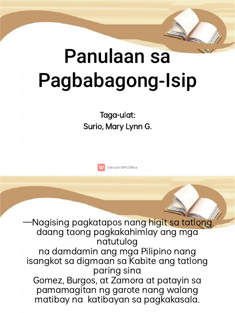 Panulaan Sa Panahon NG Pagbabagong-Isip | PDF