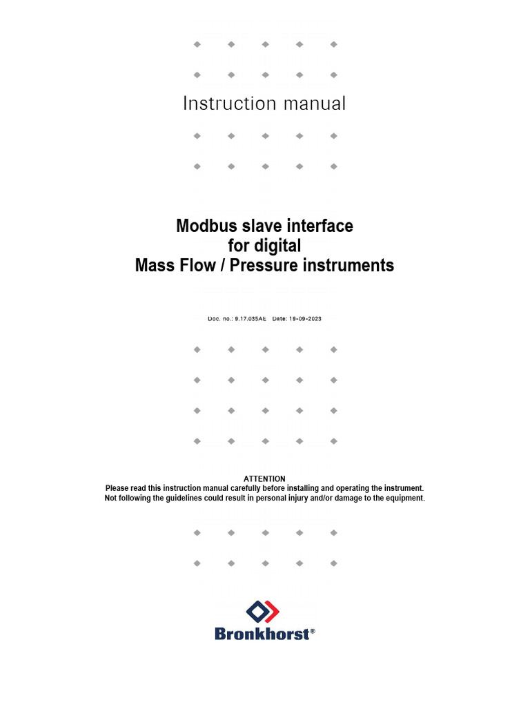 Manual Modbus Slave Interface | PDF | Ip Address | Network Architecture