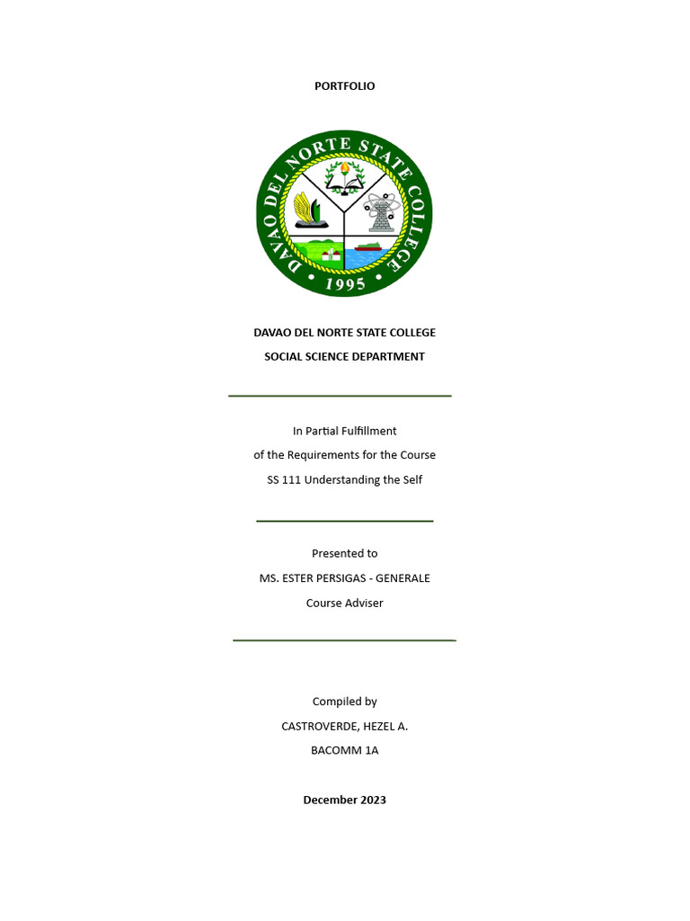 UTS Portfolio Cover Page | PDF