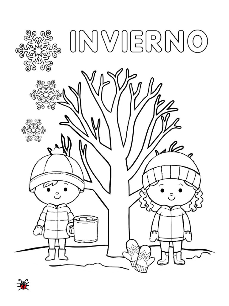 Estaciones Del Año para Niños para Colorear | PDF