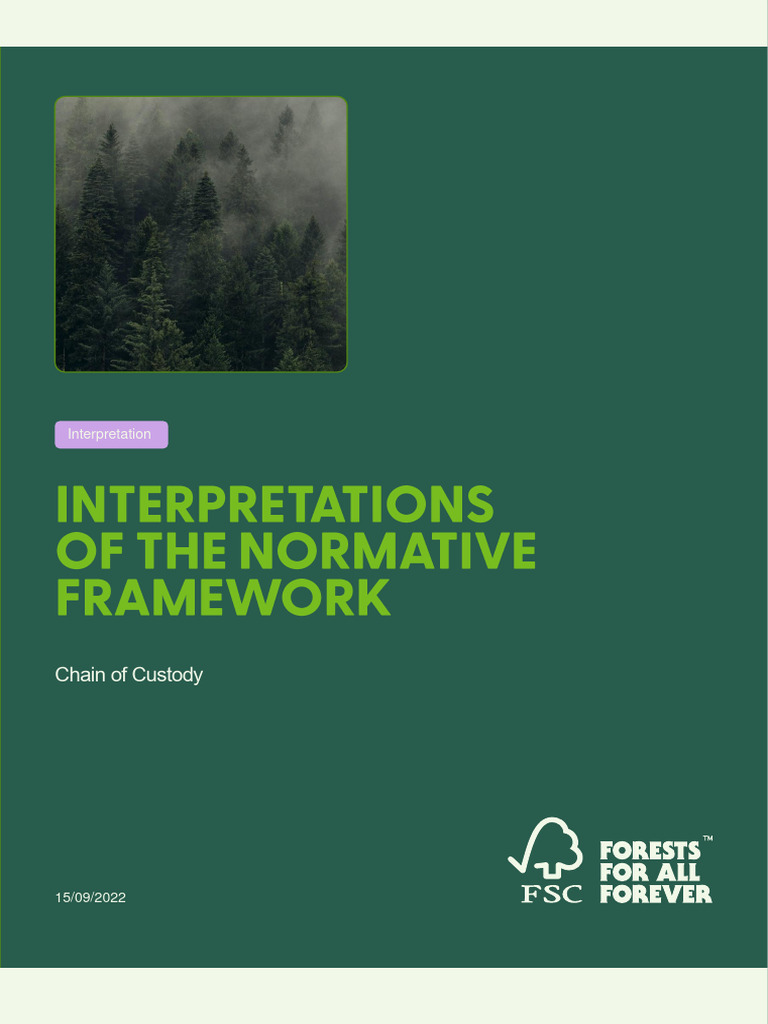 FSC - Interpretations - Chain of Custody - 2022 09 15 | PDF | Forest ...