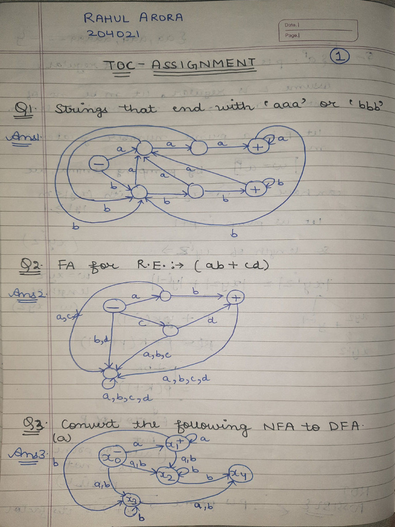 TOC Assignment 15-Sep-2022 | PDF