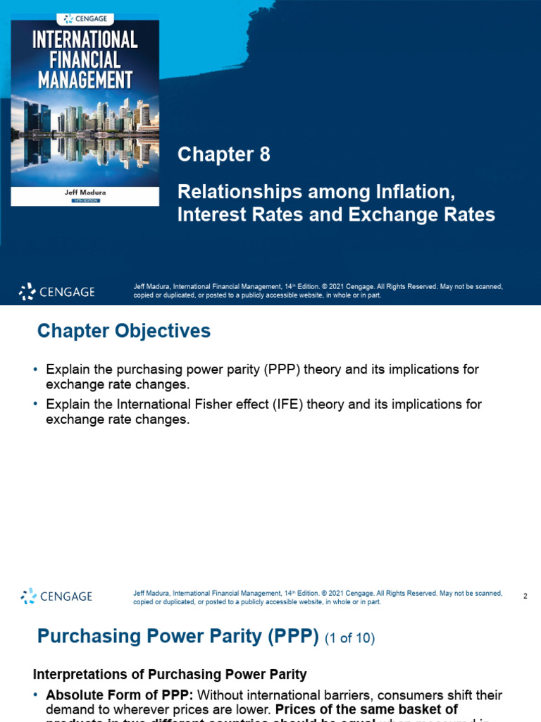 Madura14e Ch08 Final | PDF | Purchasing Power Parity | Exchange Rate