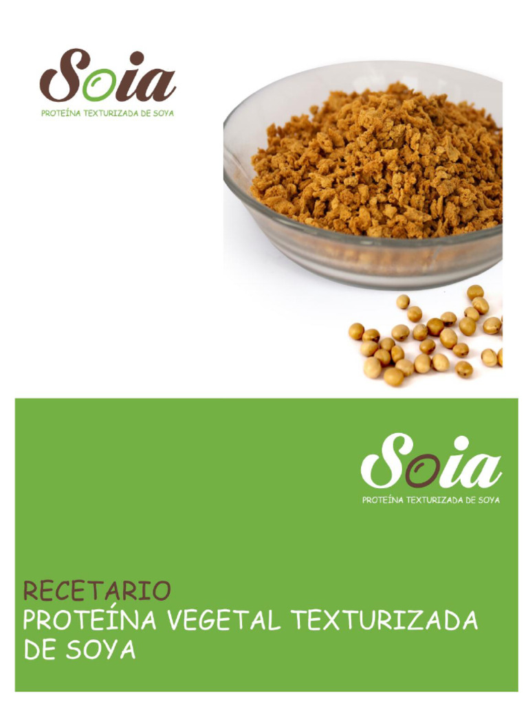 Soja (Proteína Texturizada de Soya) | PDF