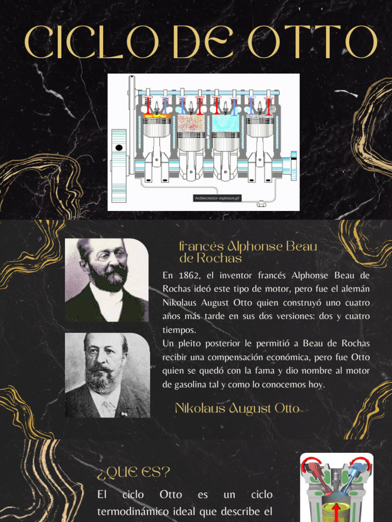 Ciclo de Otto | PDF | Motor de combustión interna | Propulsión