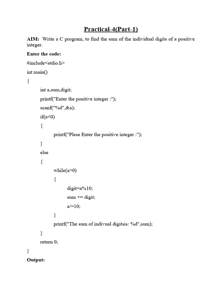 Practical 4 Part 1 Pdf