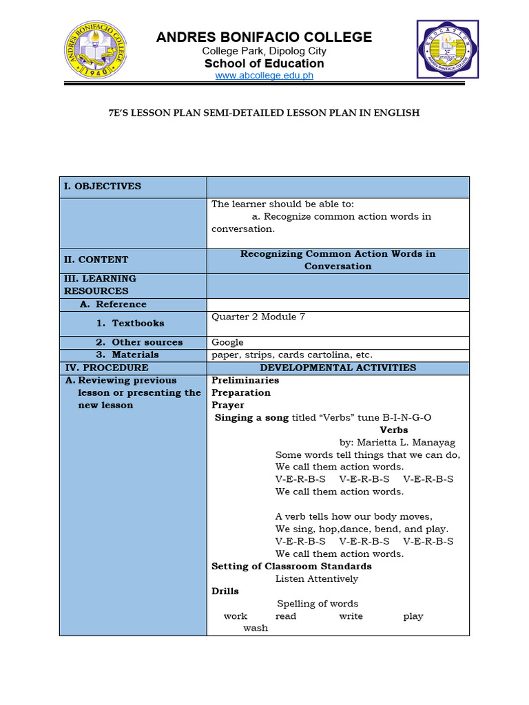 Semi - LP Recognizing | PDF | Lesson Plan | Teachers