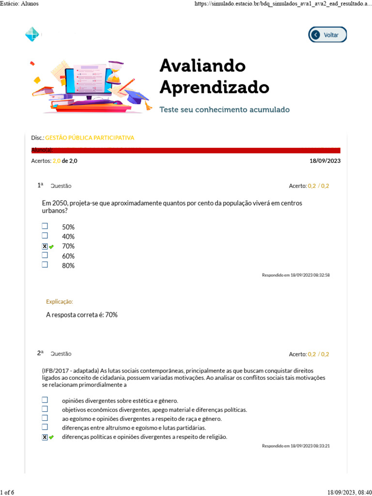Simulado 1 | PDF | Sustentabilidade | Violência