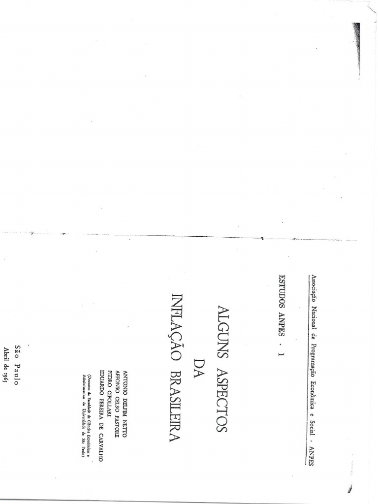 Delfim Netto - 1965 | PDF
