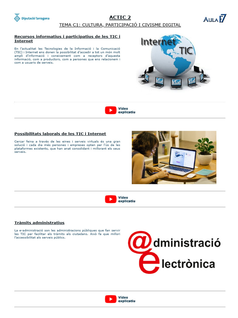 Manual del Tema 1 Actic mitjà | PDF