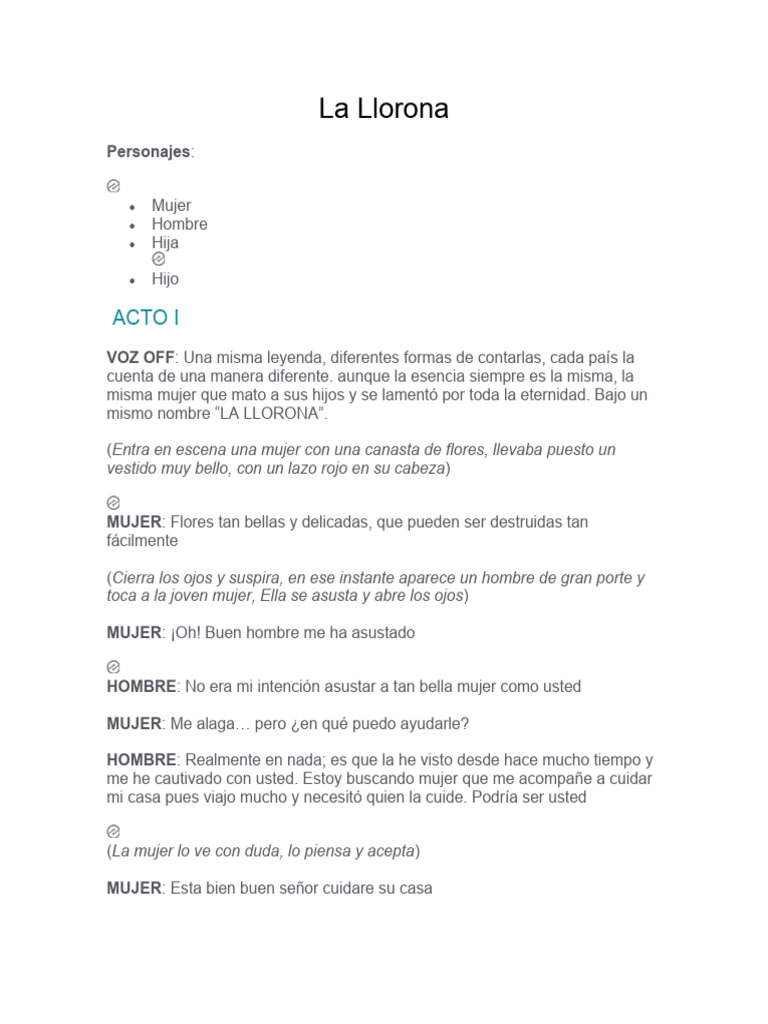 La Llorona | PDF