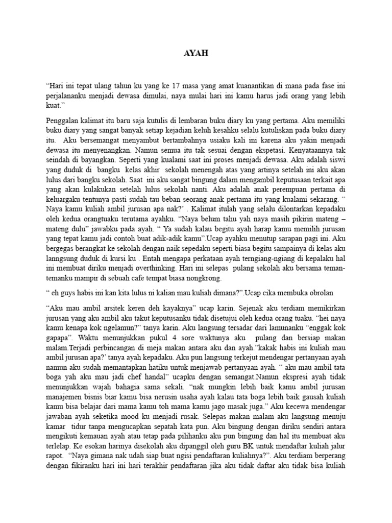 AYAH-aliya Navisatul Aula | PDF | Kesehatan Holistik | Gaya Hidup