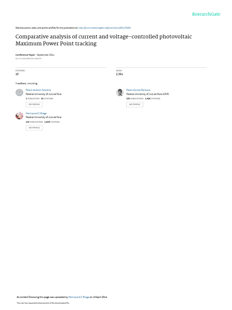 Solar MPPT Techniques Analysis | PDF | Photovoltaics | Photovoltaic System