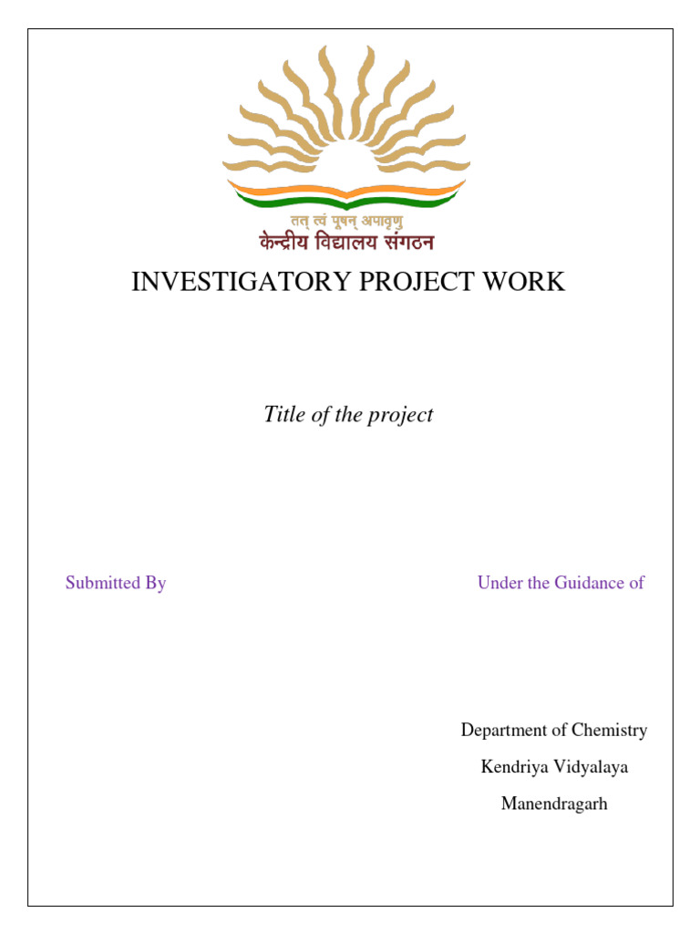Project Front Page | PDF