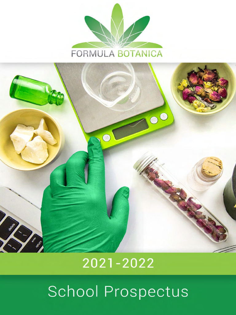 Formula Botanica School Prospectus | PDF | Cosmetics | Educational Technology