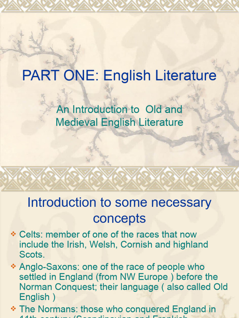 old and medieval english | PDF | Poetry | Geoffrey Chaucer