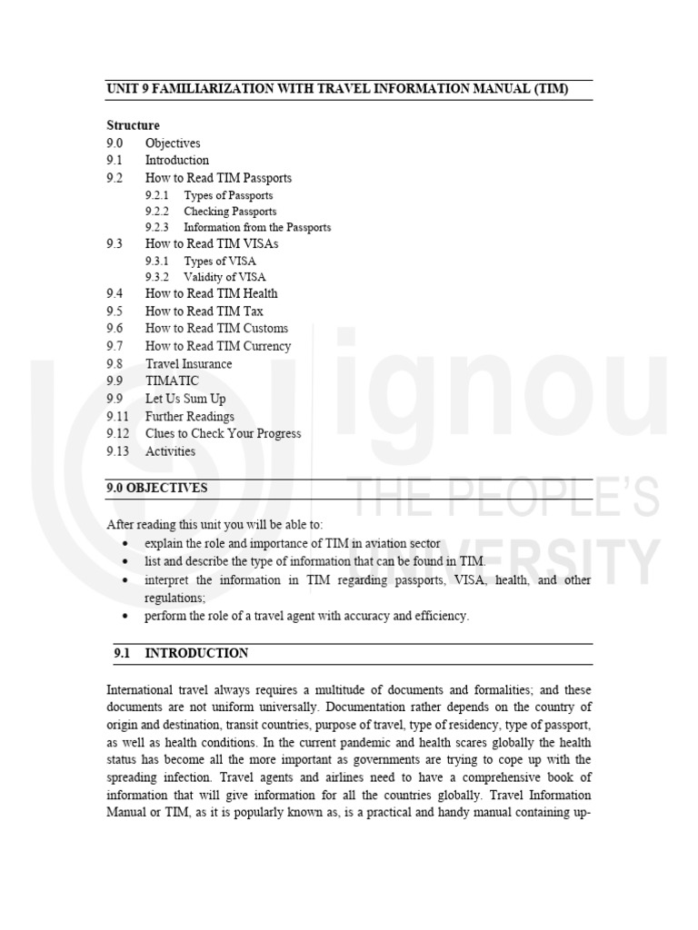 Understanding the Travel Information Manual | PDF | Travel Visa | Passport