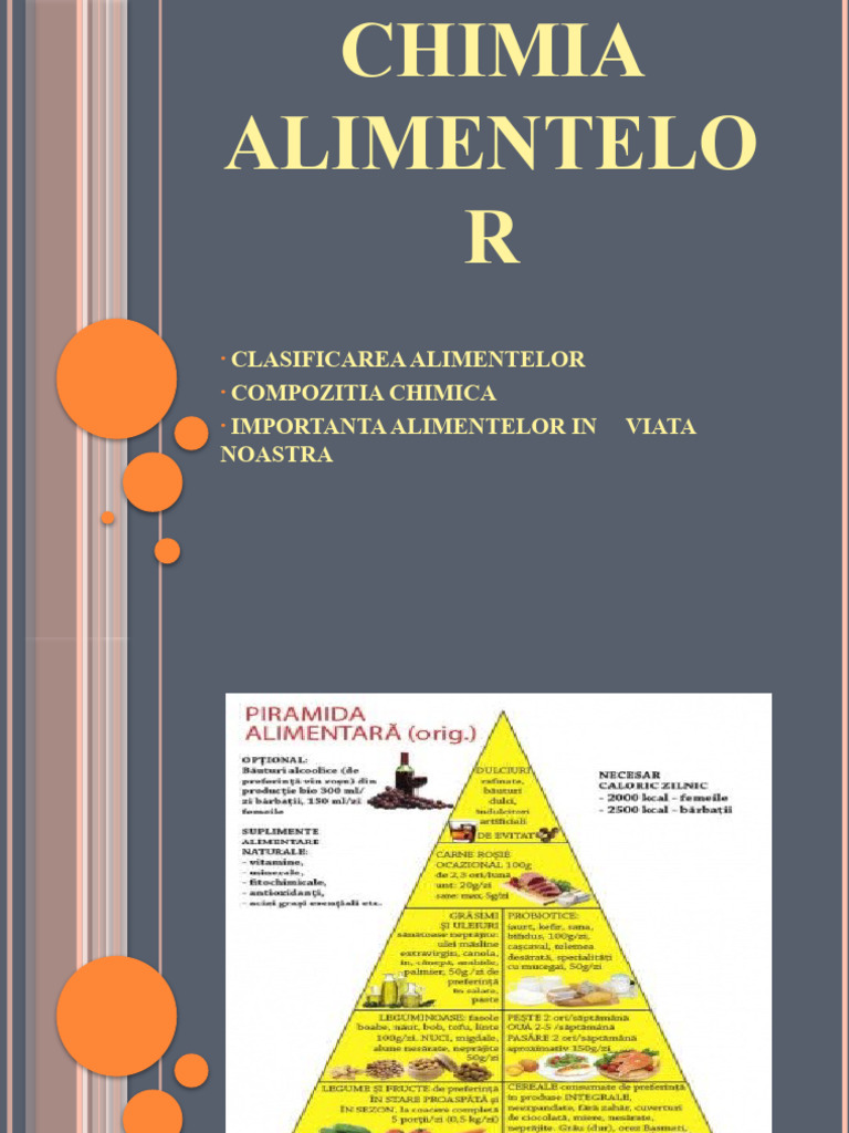 CHIMIE ALIMENTARA | PDF