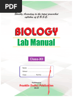 Class 12 Biology Experiment TS of Testes and LS of Ovary | PDF
