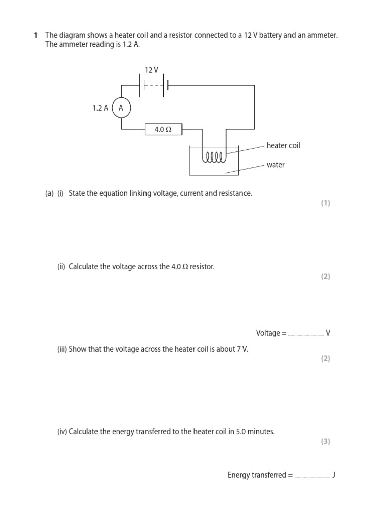 Electrical Circuit Analysis and Calculations | PDF