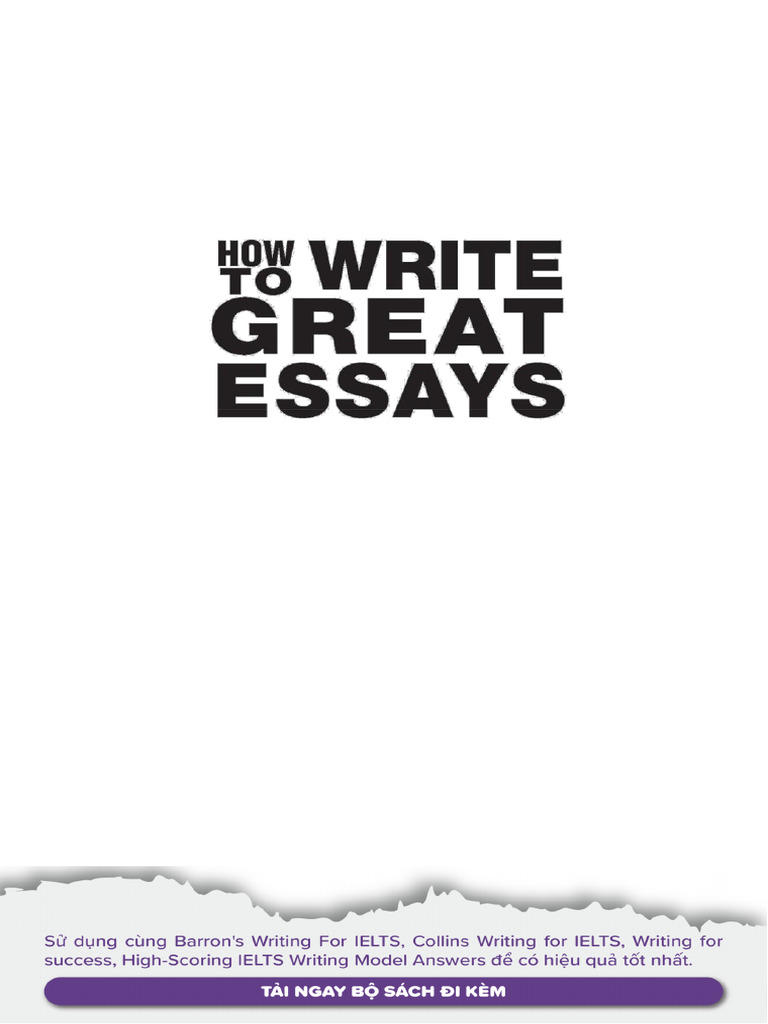 How To Write Great Essays | PDF