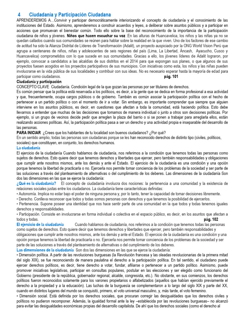 INF 7-4 Ciudadanía y Esta | PDF