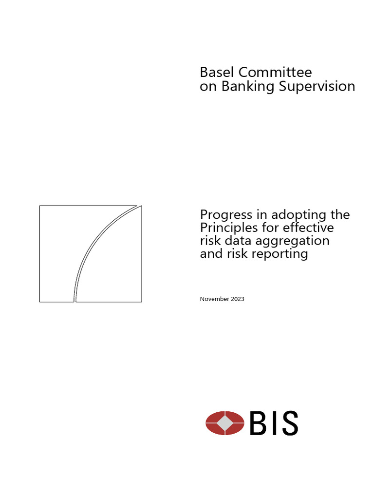 Basel Committee On Banking Supervision | PDF | Governance | Risk