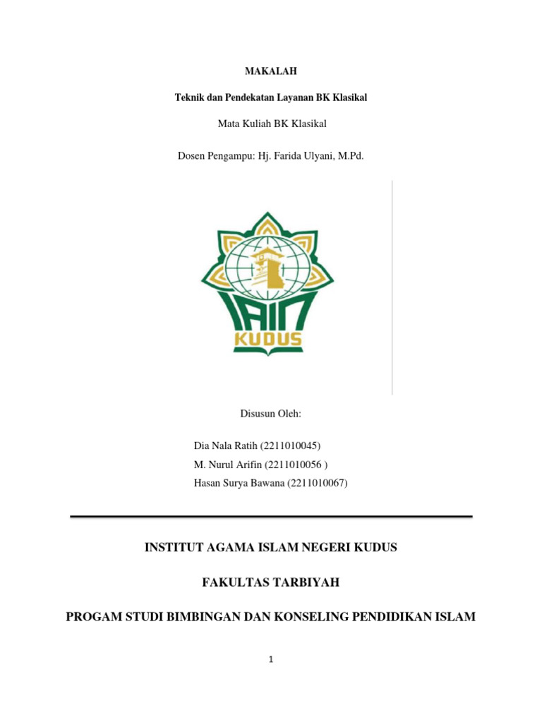 BK Klasikal Kel 2 | PDF