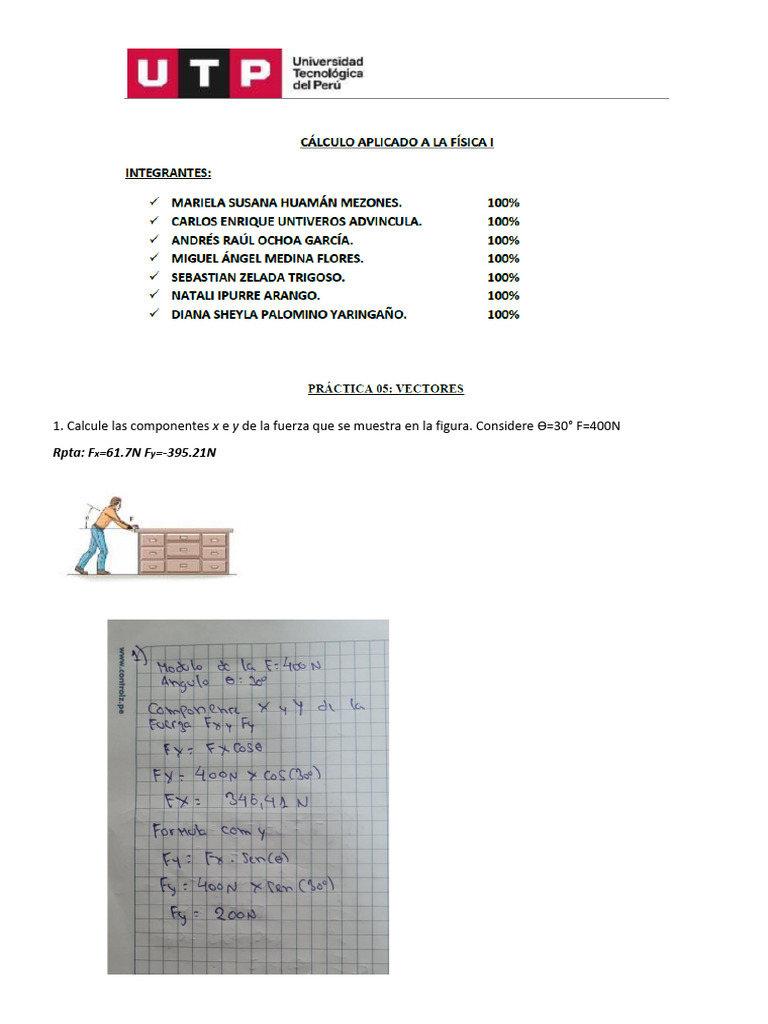Semana 5 - Vectores y Estatica | PDF