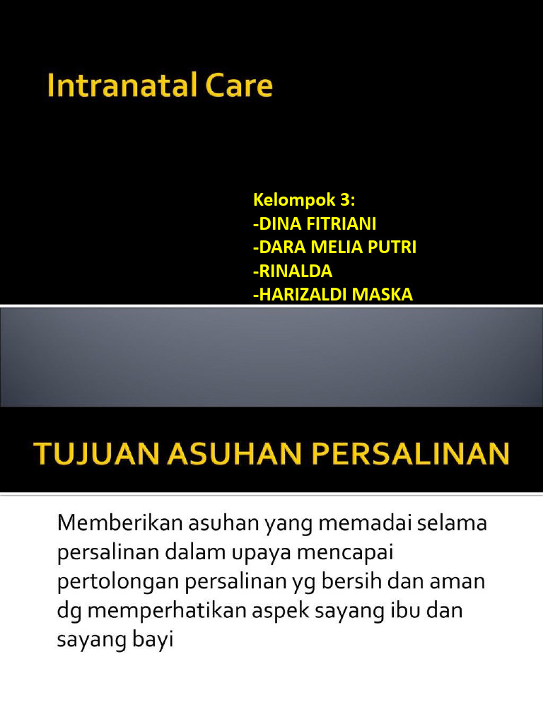 Intranatal Dina | PDF