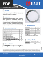 Catálogo - Juntas Metálicas Teadit | PDF | Dureza | Pressão