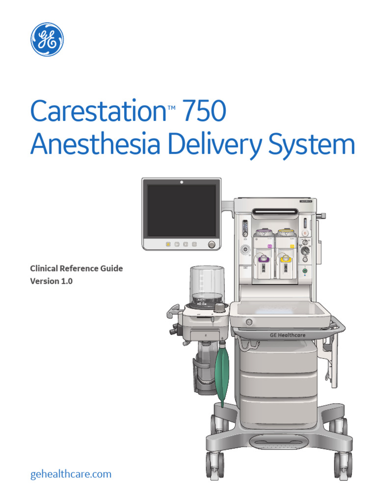 CARESTATION 750 Series | PDF | Clinical Medicine | Pulmonology