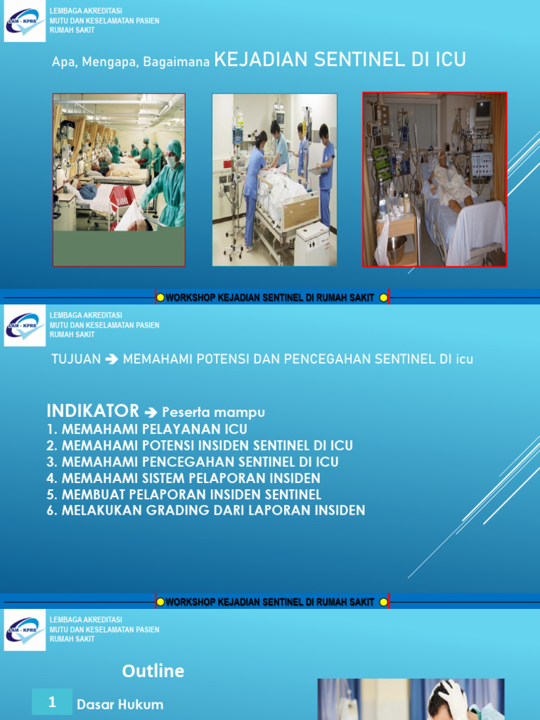 Materi Bu Asih - Sentinel Di Icu | PDF | Sains & Matematika