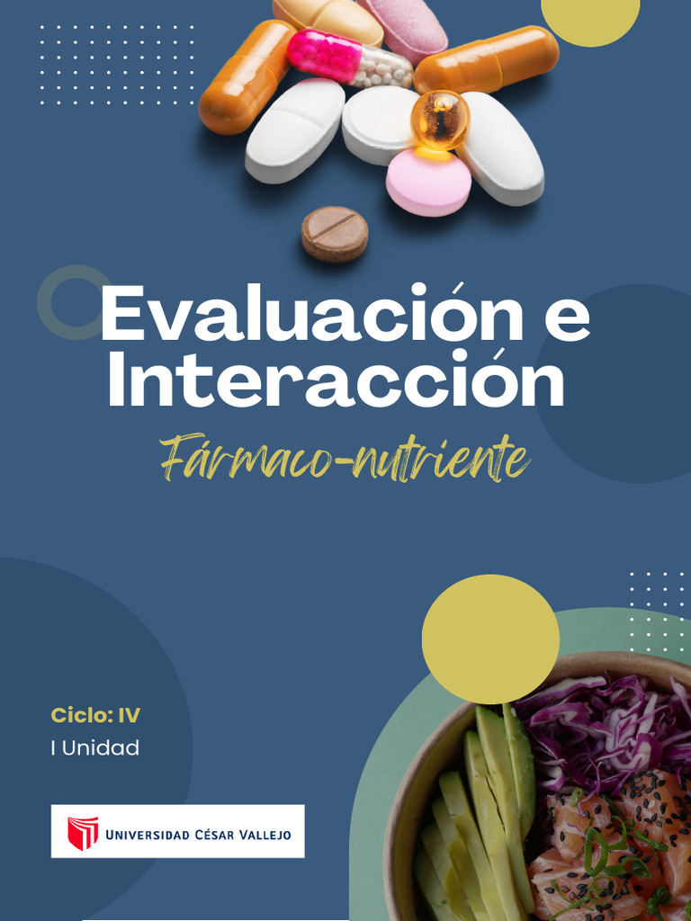 Eval +interacción+fármaco+-+nutriente+ | PDF