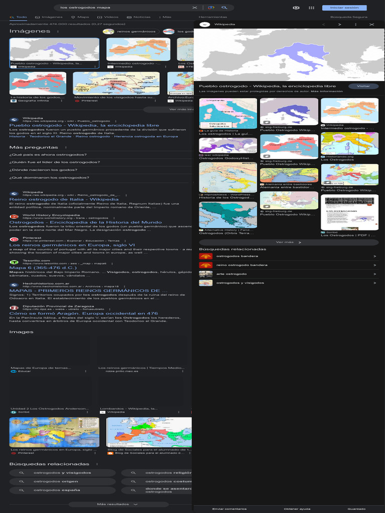 Los Ostrogodos Mapa - Buscar Con Google | PDF | Pueblos germánicos ...
