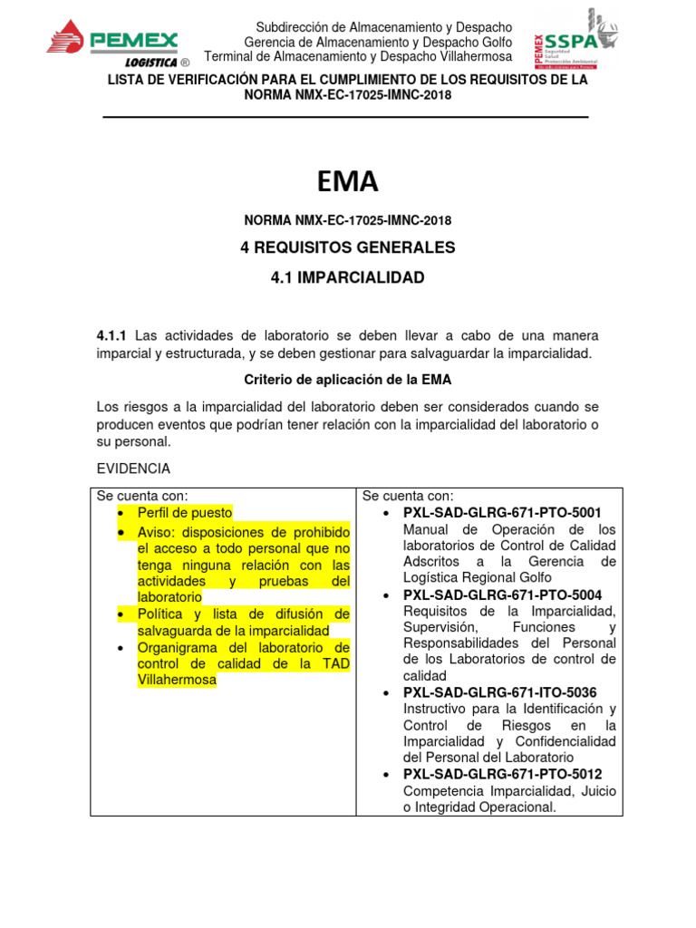 NMX Ec 17025 Imnc 2018 | PDF