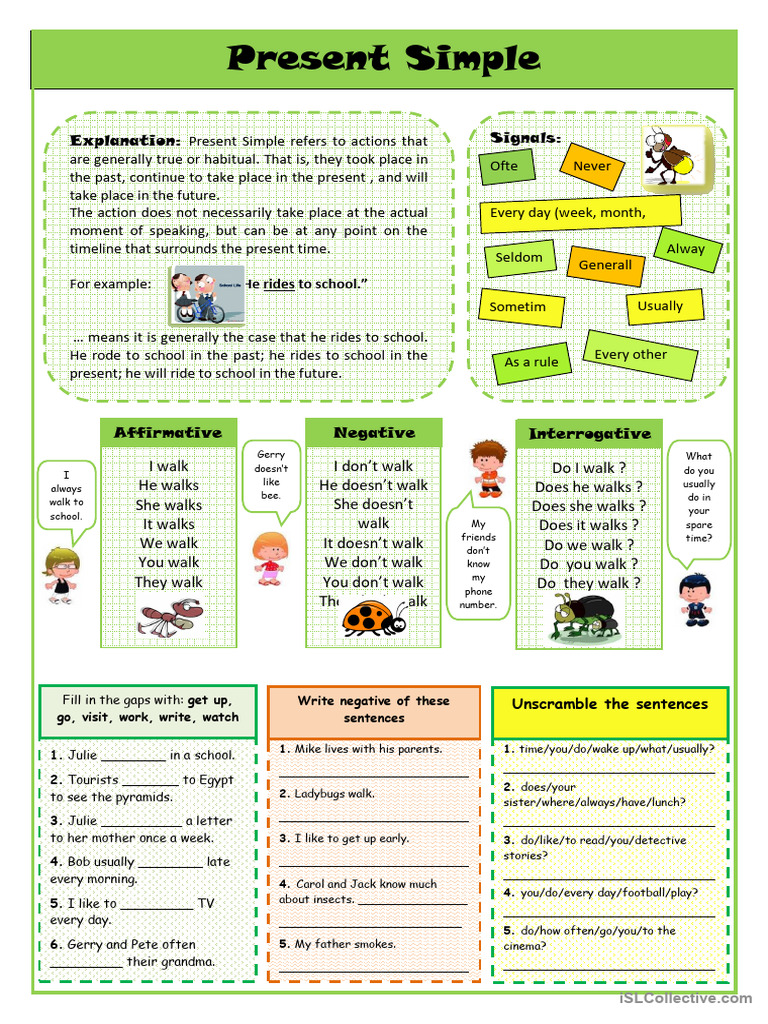 Present Simple (3) | PDF