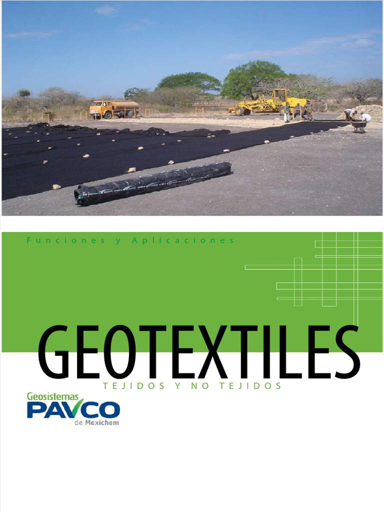 Geotextiles: Tipos y Aplicaciones | PDF | Ciencias fisicas | Ingeniero ...