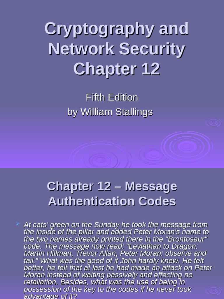 L12_ch12_Message Authentication Codes (pdf.io) | PDF L12_ch12_Message Authentication Codes (pdf.io) | PDF