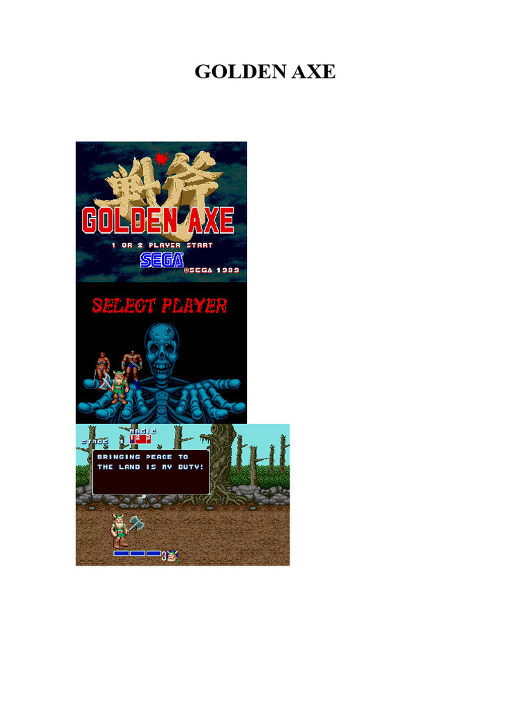 Golden Axe | PDF