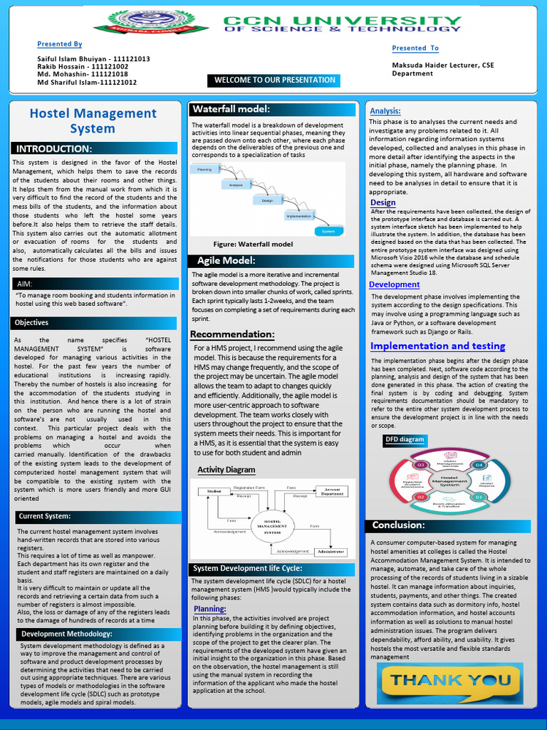 Poster Presentation | PDF | Software Development Process | Agile ...