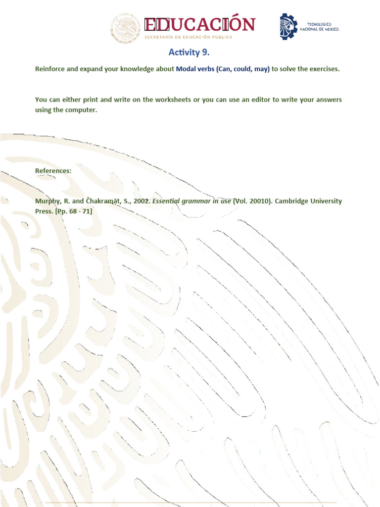 Activity9 RosaJavier IA5B | PDF | Linguistics | Grammar